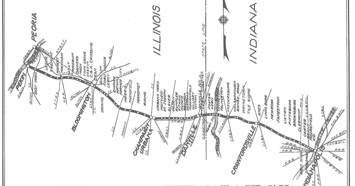 Industrial History: Big Four's Peoria and Eastern/Indianapolis ...