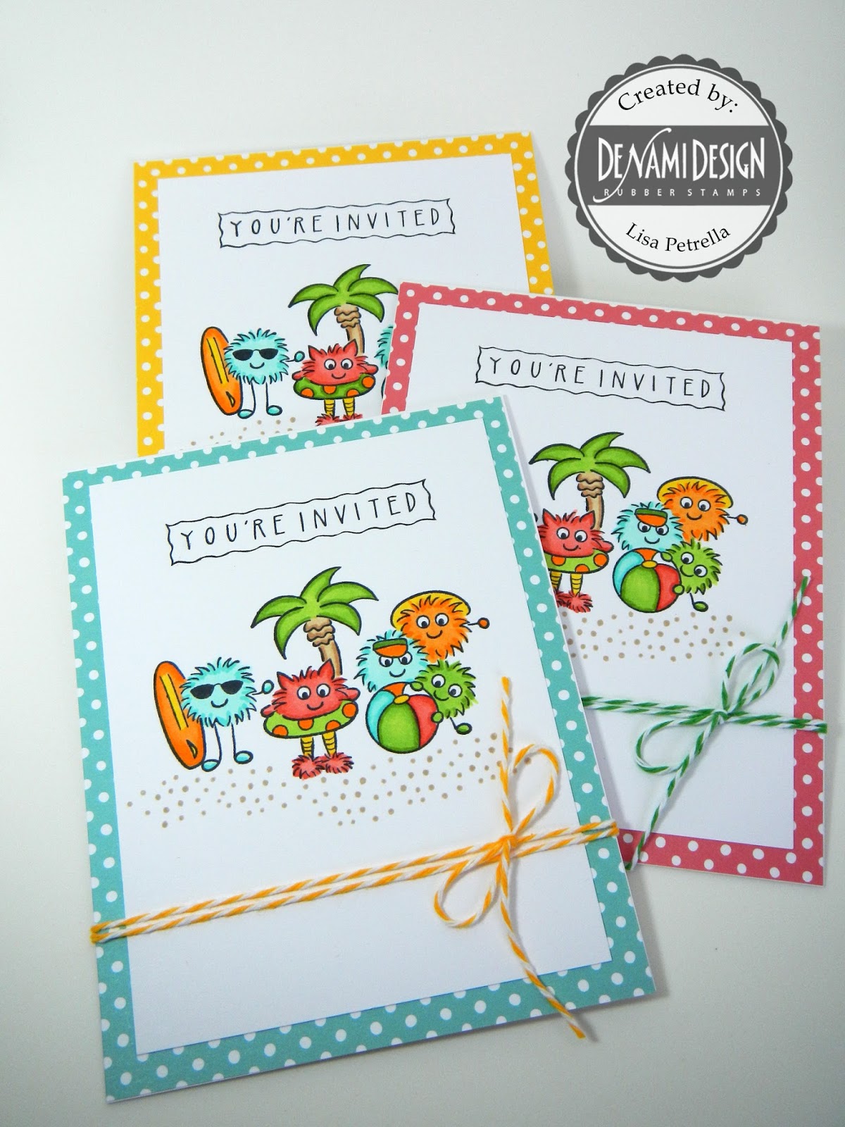 DeNami Design Blog: Monster Beach Party (Part 1)