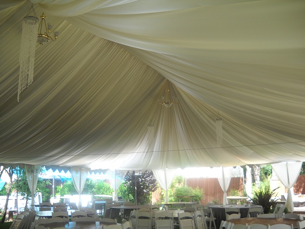 STAREVENTPRODUCTIONS: Tent Draping For your Wedding or Backyard Event ...