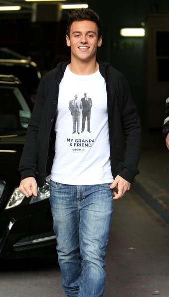 Tom Daley All Smiles At ITV Studios | Oh yes I am