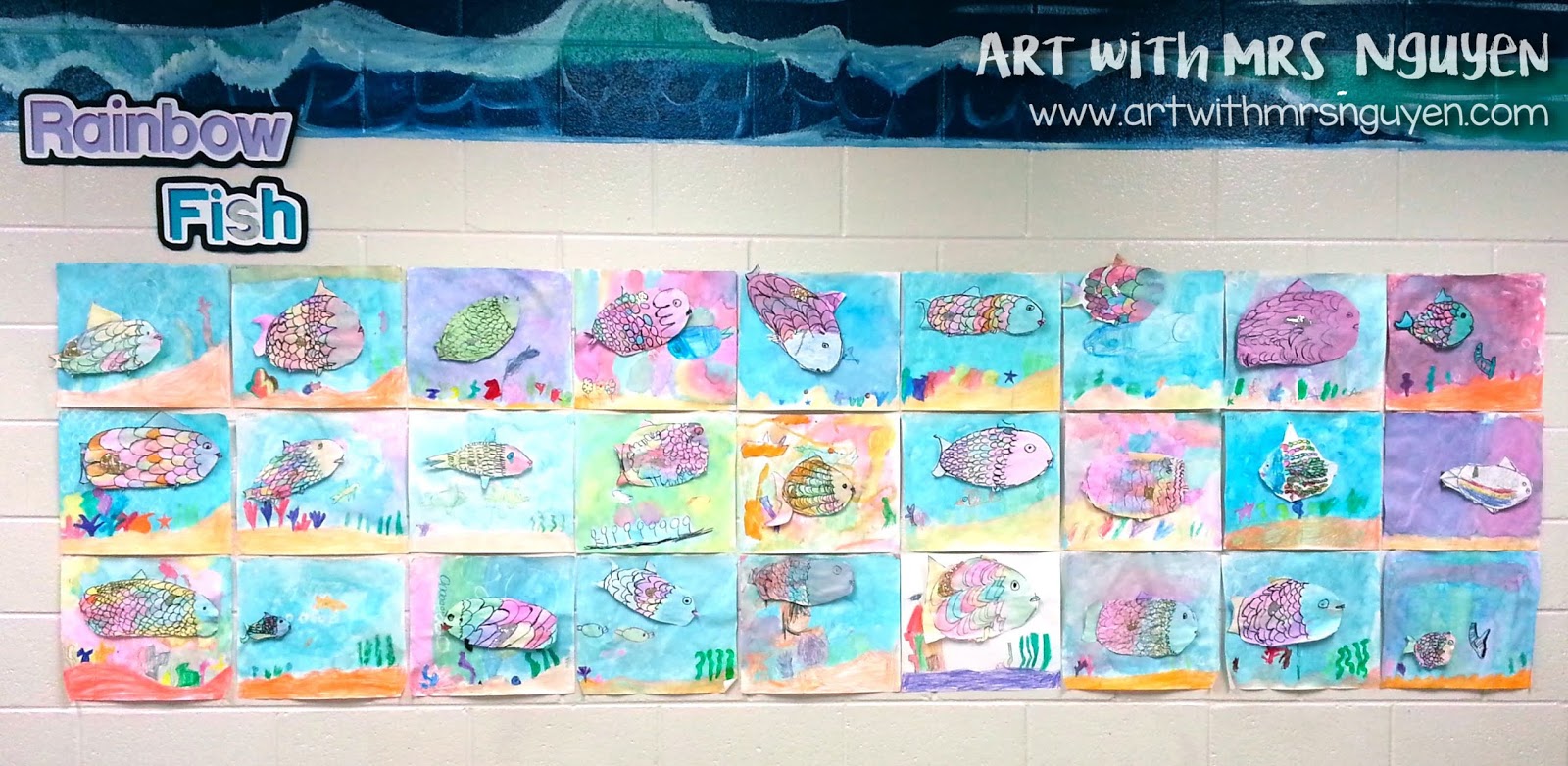 The Rainbow Fish (1st) | Art with Mrs. Nguyen