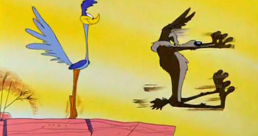 Wile E Coyote And Roadrunner Cliff