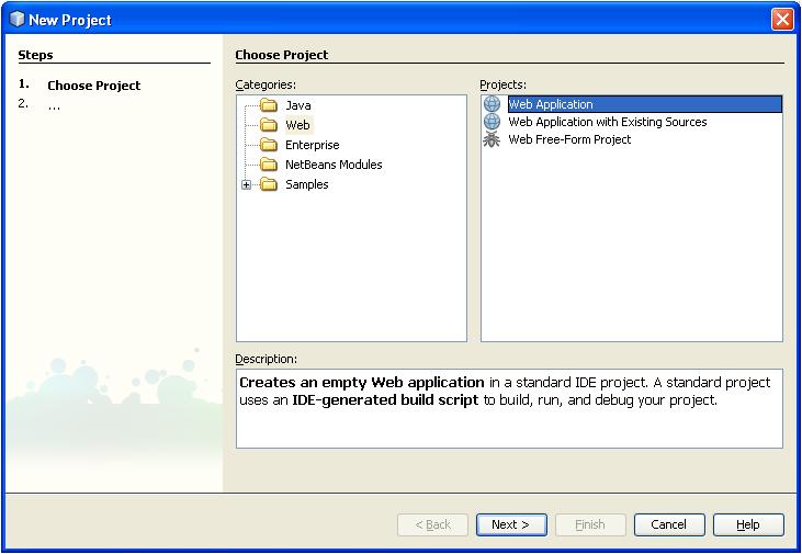 JSP web applications using Netbeans step by step