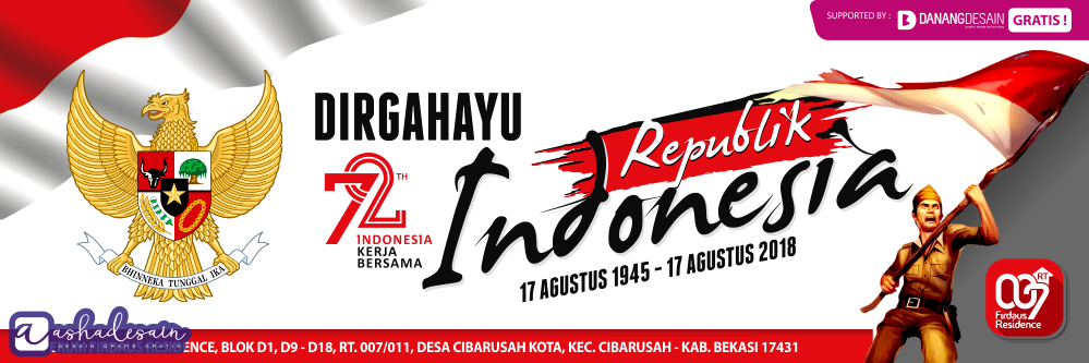 Contoh Desain Banner Spanduk Download HUT RI ke-72 - Contoh Desain ...