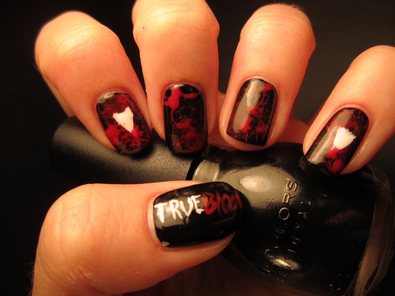 Jessica's Nail Art: True Blood Mani
