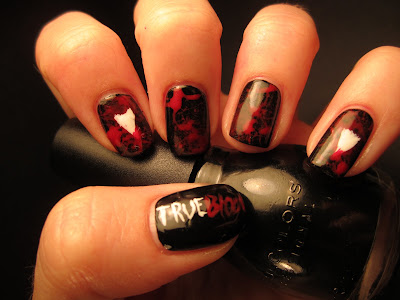 Jessica's Nail Art: True Blood Mani