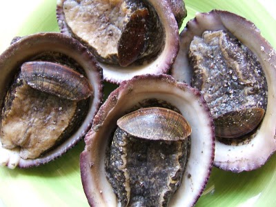 Recettes d'une Chinoise: Jiaozi de locos (abalone chilien) 鲍鱼饺