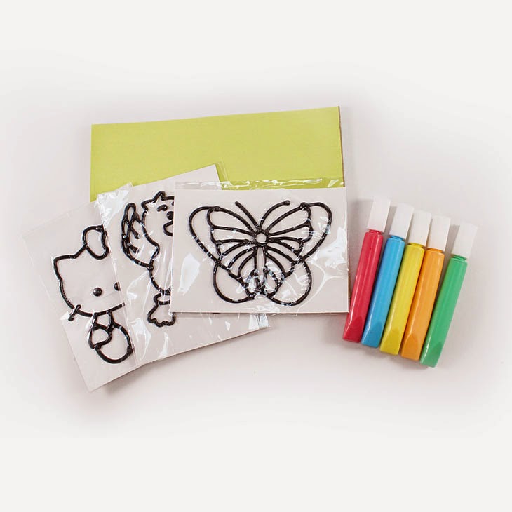 KIDZACT ~ KIDS CHILDHOOD'S PAINTER: DIY Retails - Glass Deco Family