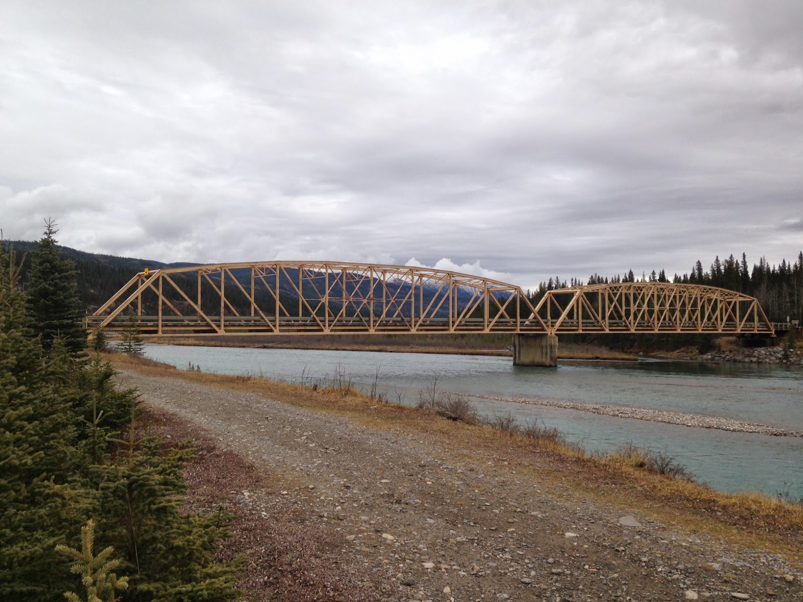 The view from here: North Saskatchewan River crossing