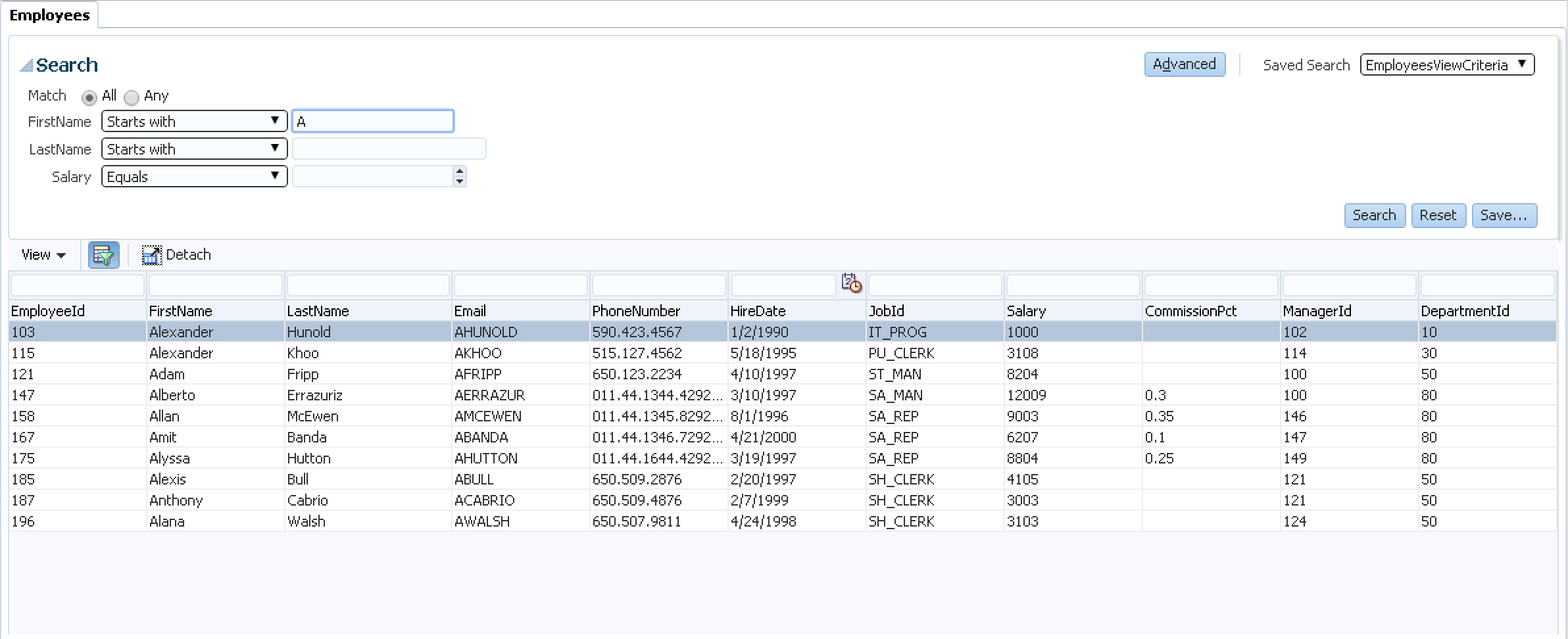 Andrej Baranovskij Blog Hide All Search Operators For Adf View Criteria Item