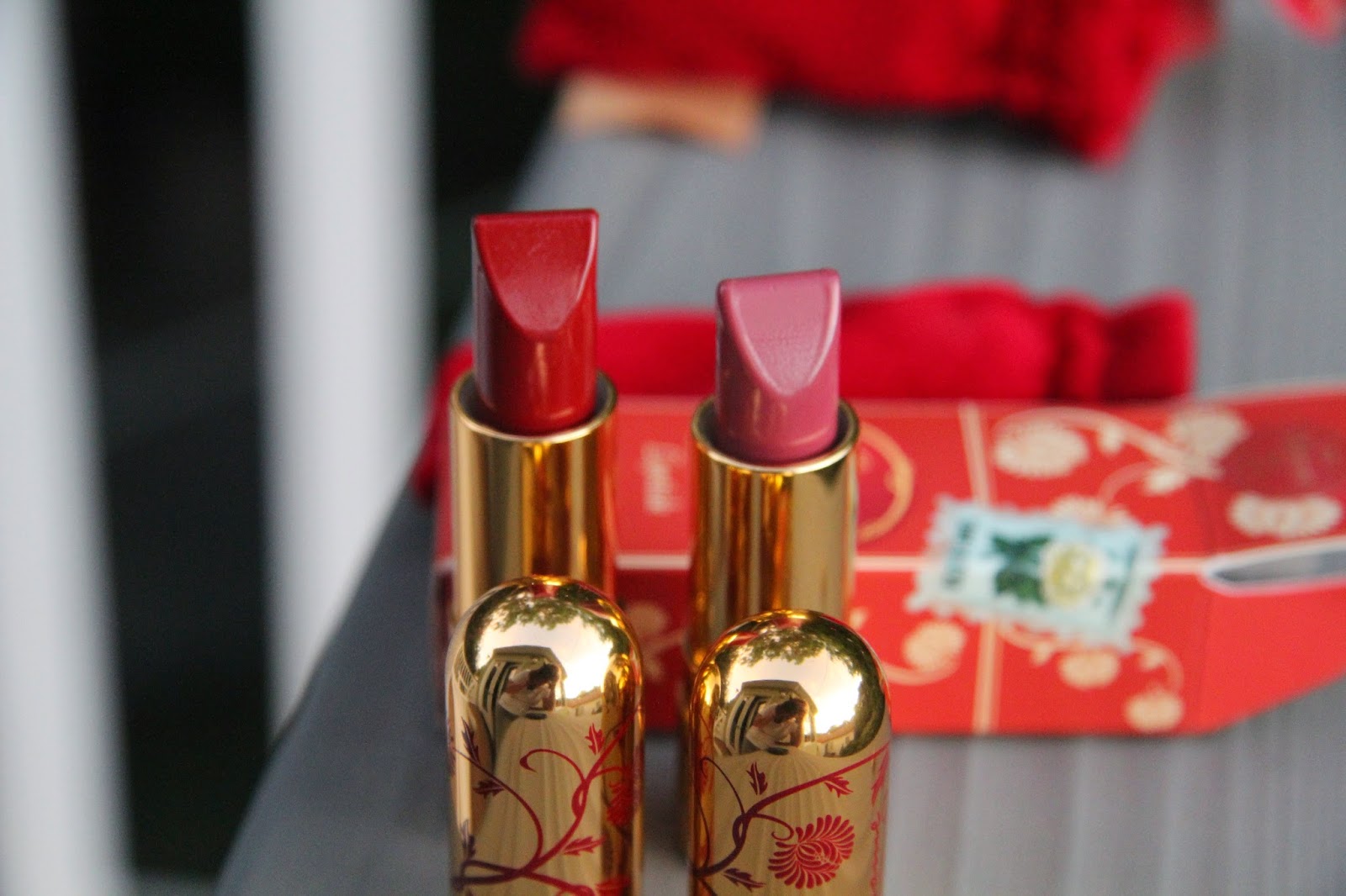 meganscribbles: Besame Cosmetics Lipstick in Dusty Rose, Red Velvet ...