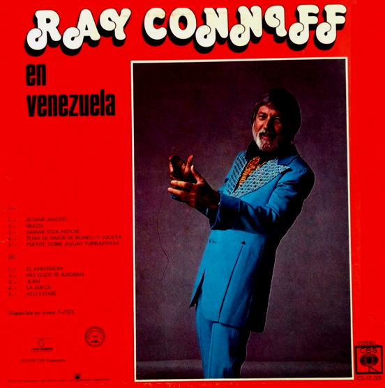 Barraezo Presenta: Ray Connif en Venezuela - Ray Conniff - CBS ‎– CS-10 ...