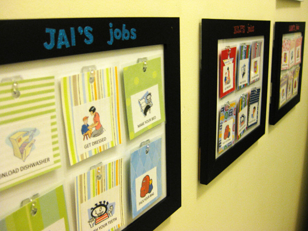 Finding Rainbows...: {Get Creative} Kids' Job Charts