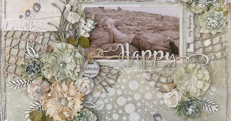 Amy's Pretty Papers: Happy Having Fun Layout for ***49 and Market***