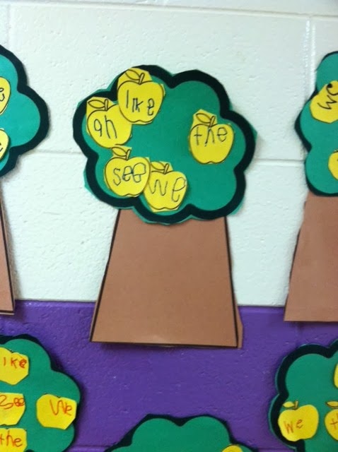Sight Word Apple Trees | Mrs. Black's Bees