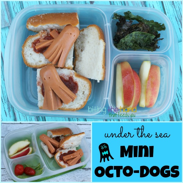 Biting The Hand That Feeds You: Mini Vegetarian Octo-Dogs!