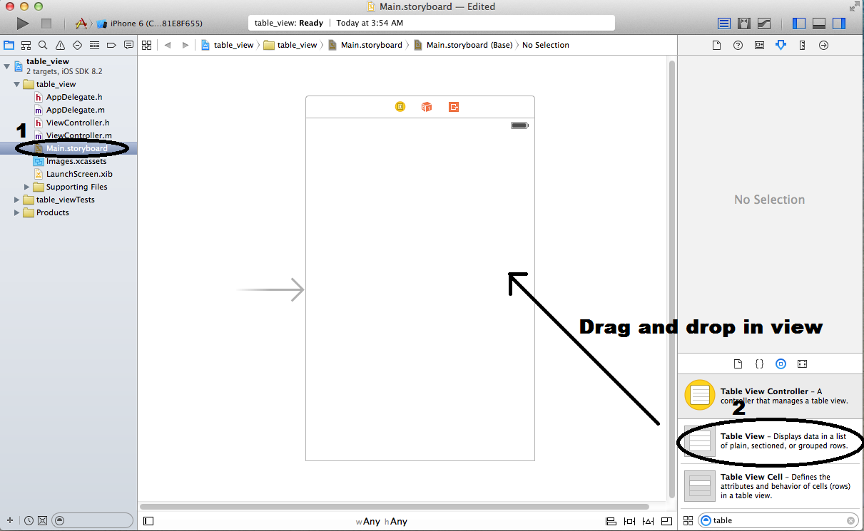 How to use UITableView