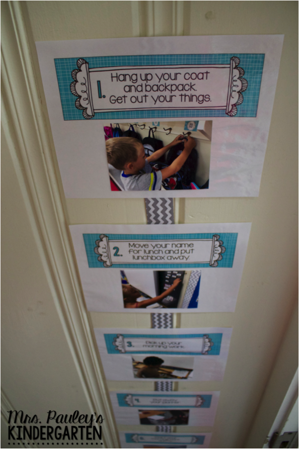 Bright Idea for Morning Procedures - Mrs. Pauley's Kindergarten