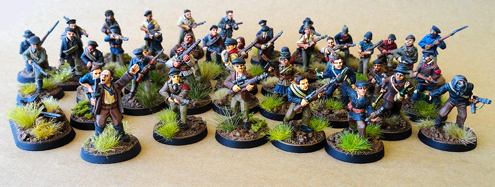 Small Wars in Southern Africa: 28mm Partisans: The gathering storm...