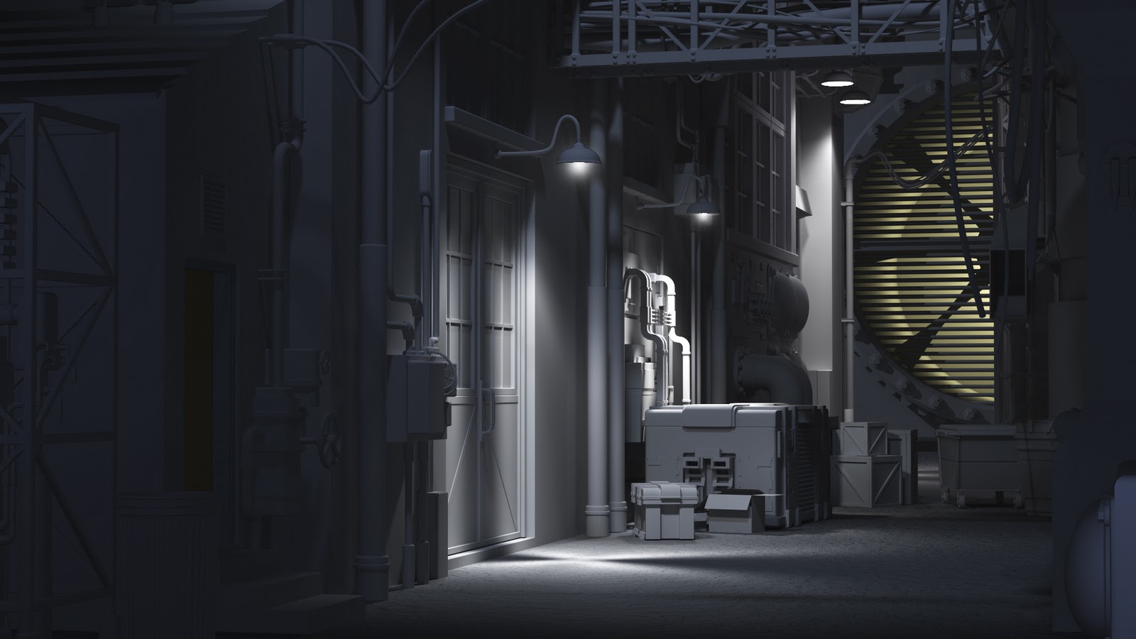 Scott Padbury 3d: Steampunk Esqu Alley