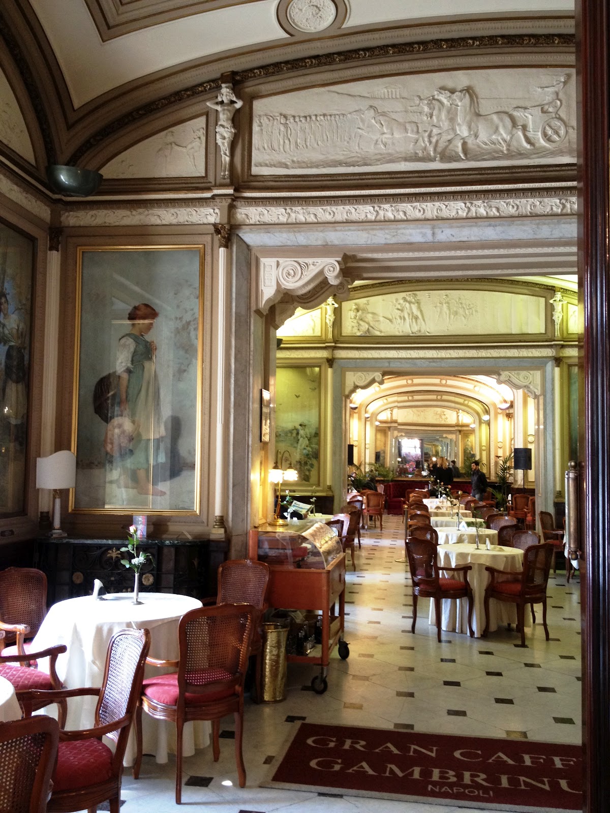 Chilli Pepper Travels: The famous Gran Caffe Gambrinus Naples