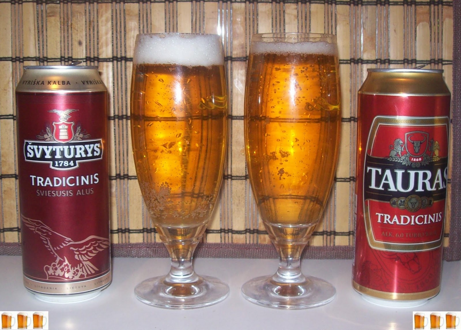 Alus Lietuvoje ir ne tik ...: Švyturio "Tradicinis" vs Tauro "Tradicinis"