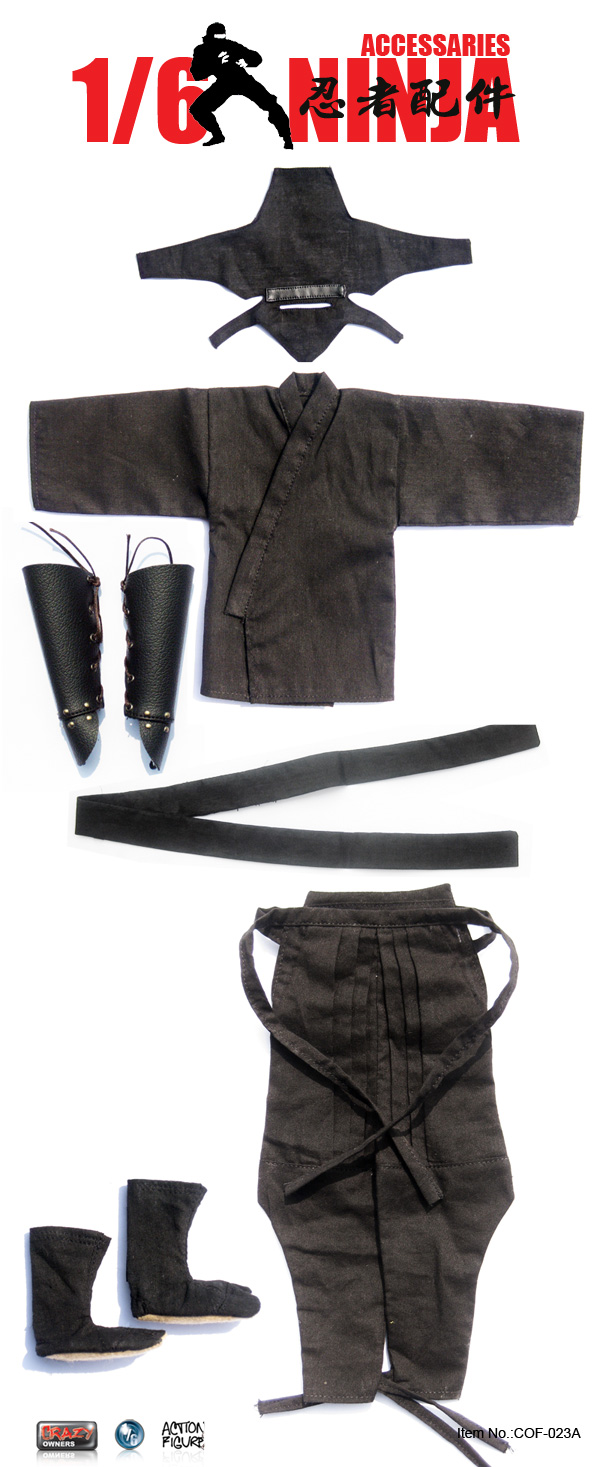 toyhaven: Preview Crazy Owners Black Ninja and Camouflage Ninja Weapons ...