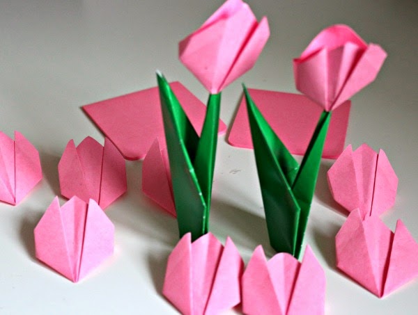 origami spring crafts for kids ~ origami instructions art and craft ideas