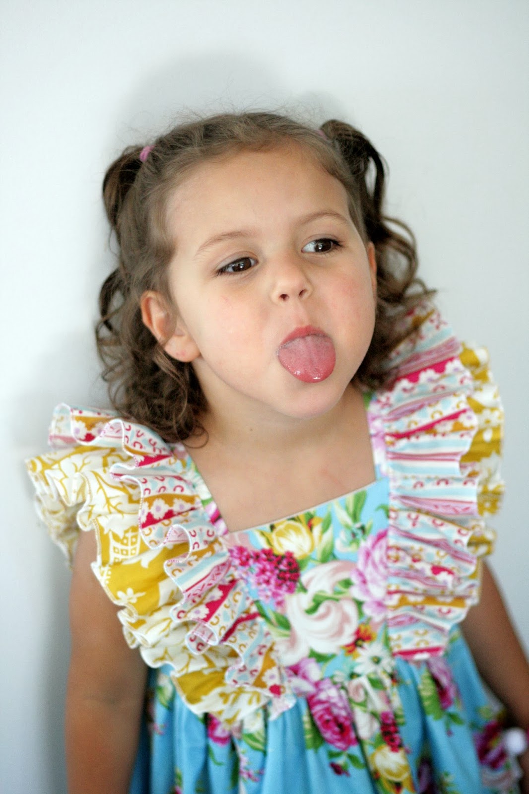 Meika's Little Treasures: Laila Ruffle Dress by Bobkin