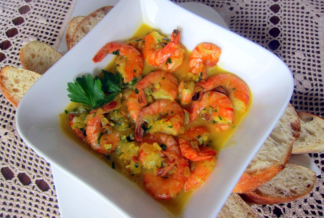 Dragon's Kitchen: Shrimp Mozambique