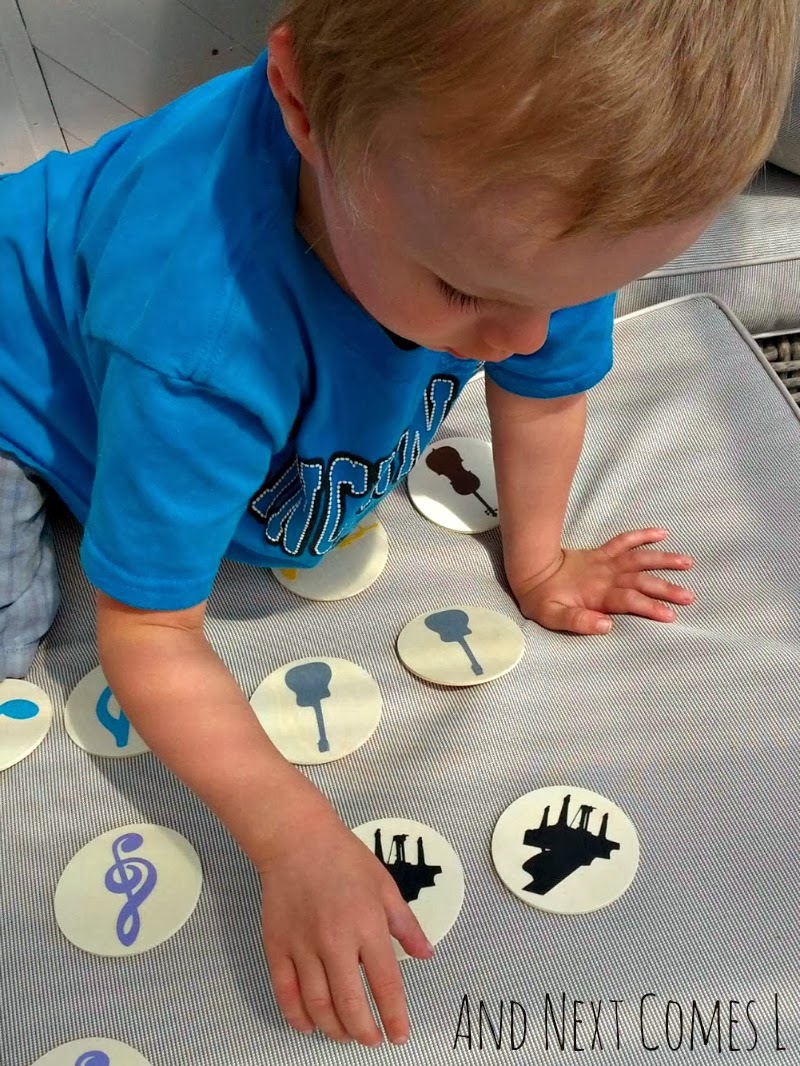 Music Matching Game | And Next Comes L - Hyperlexia Resources