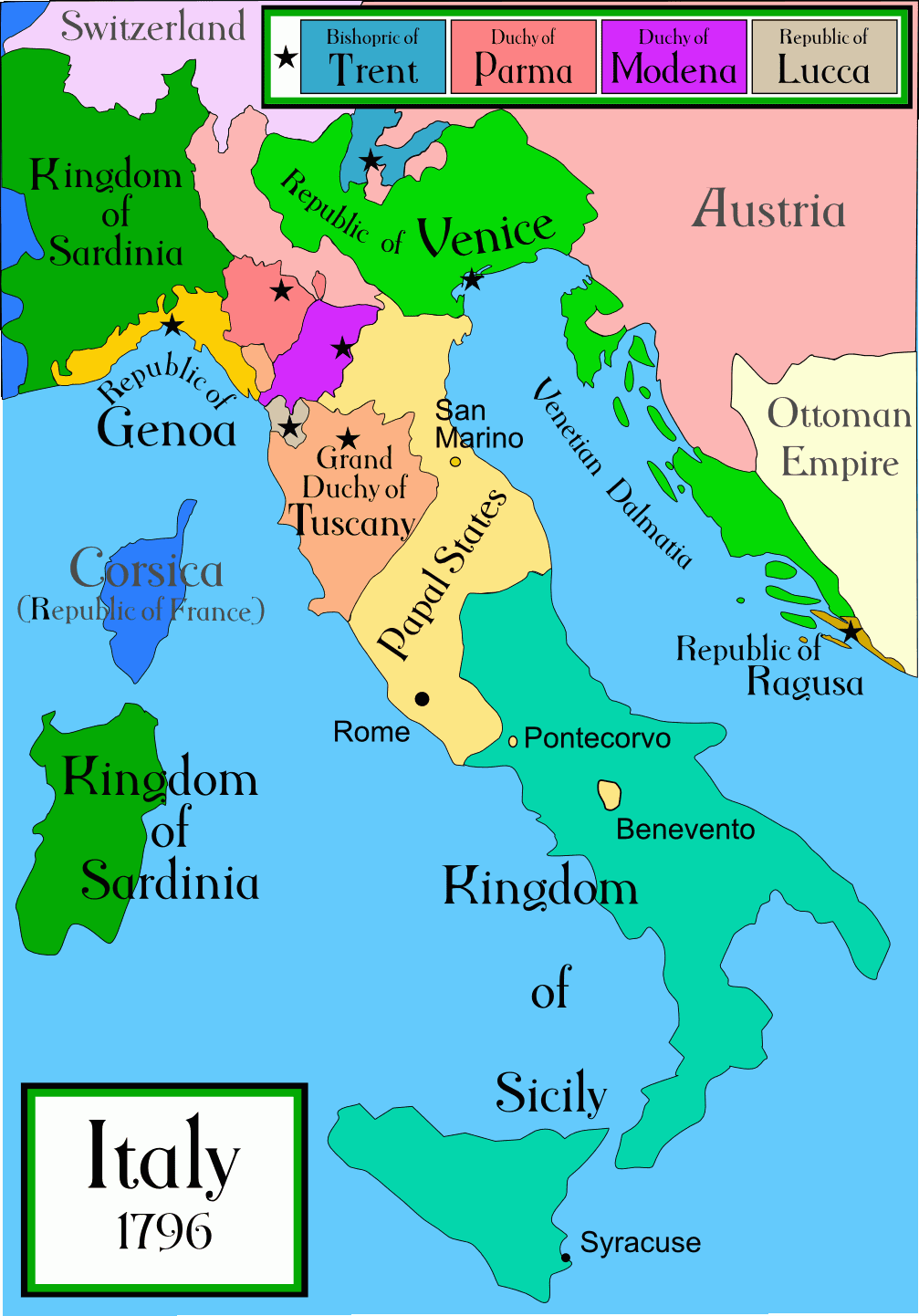 The Italian Monarchist: Maps