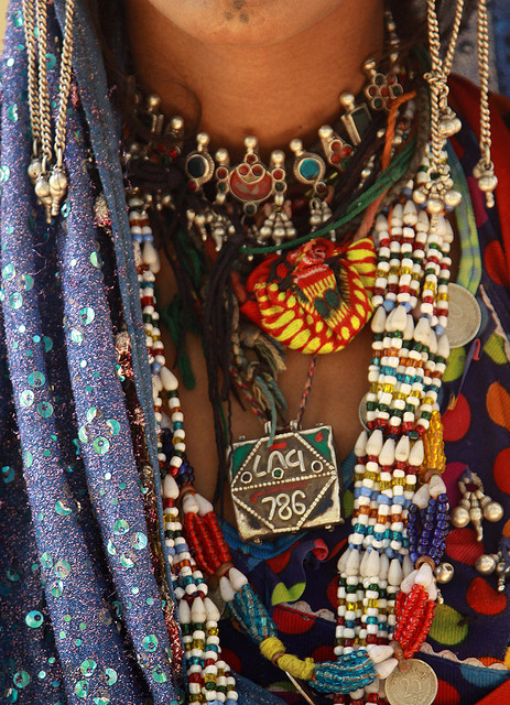 Paisley Curtain: Kuchi Jewelry