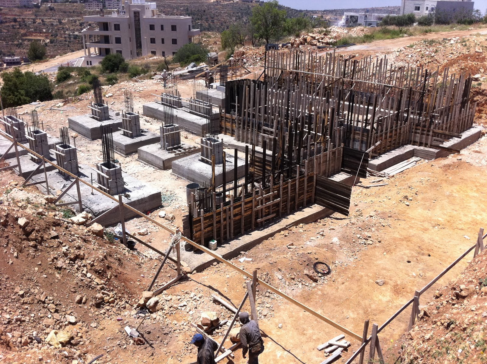 Booshman's Blog: Final Building Foundation Pour