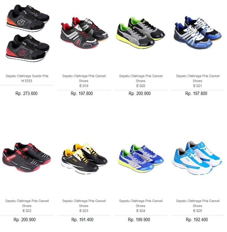 Koleksi Sepatu Olahraga Pria