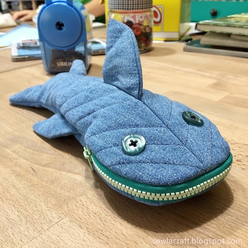 Shark Pencil Case Tutorial ~ DIY Tutorial Ideas!