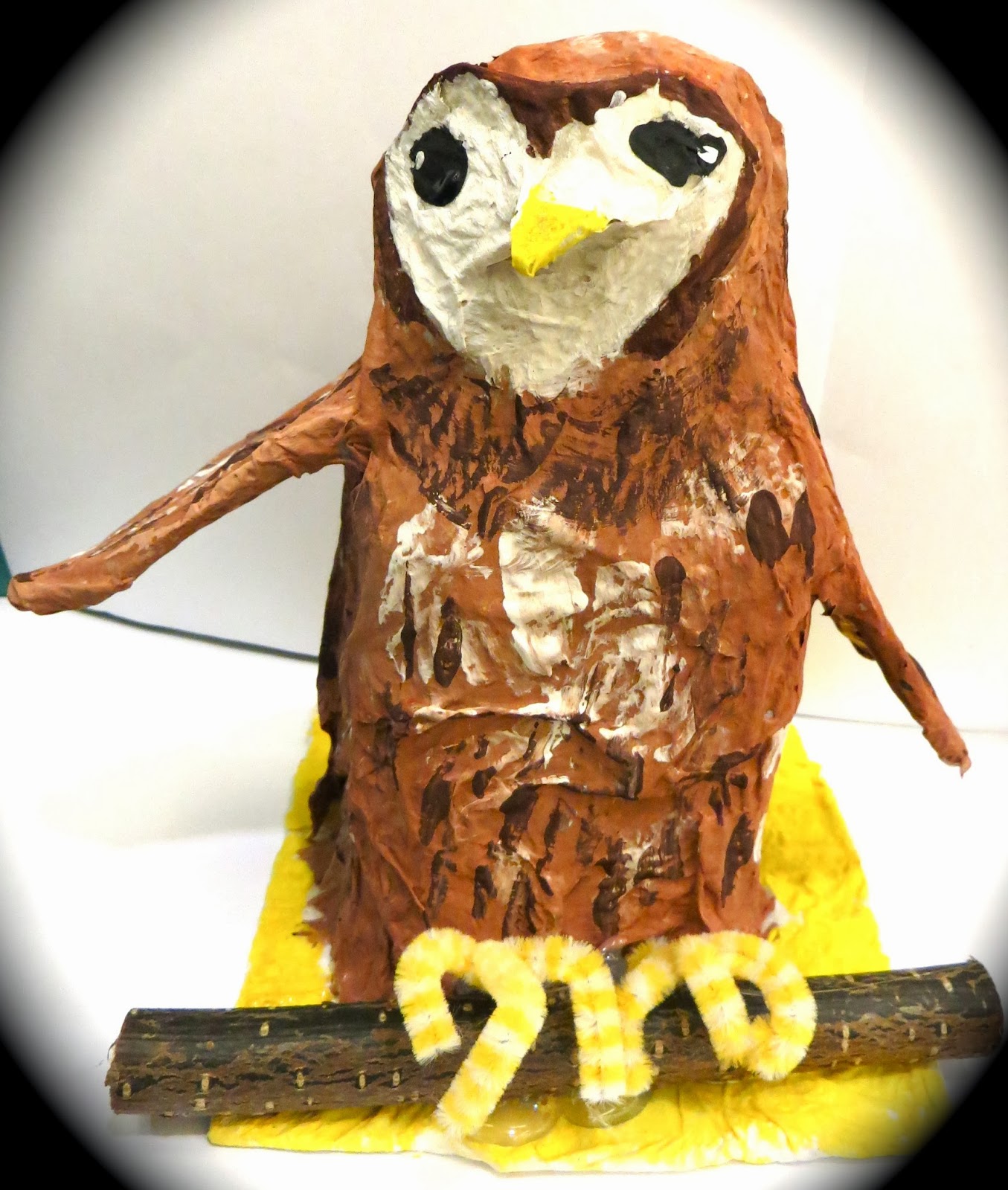 Susan's Art Club: Papier-Mache Owls