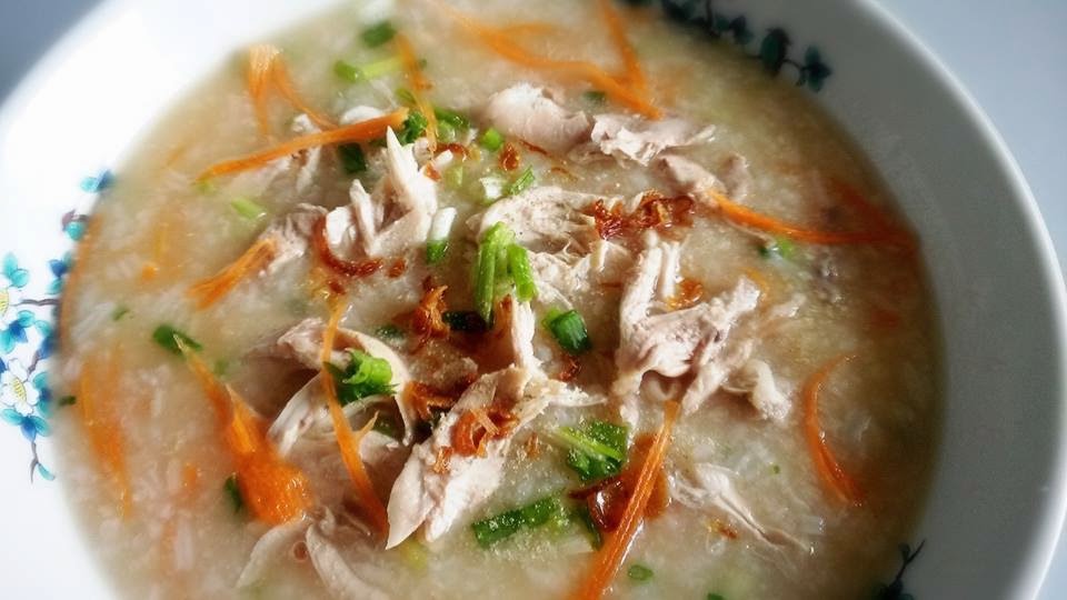 Shredded Chicken Porridge by Florence Neo