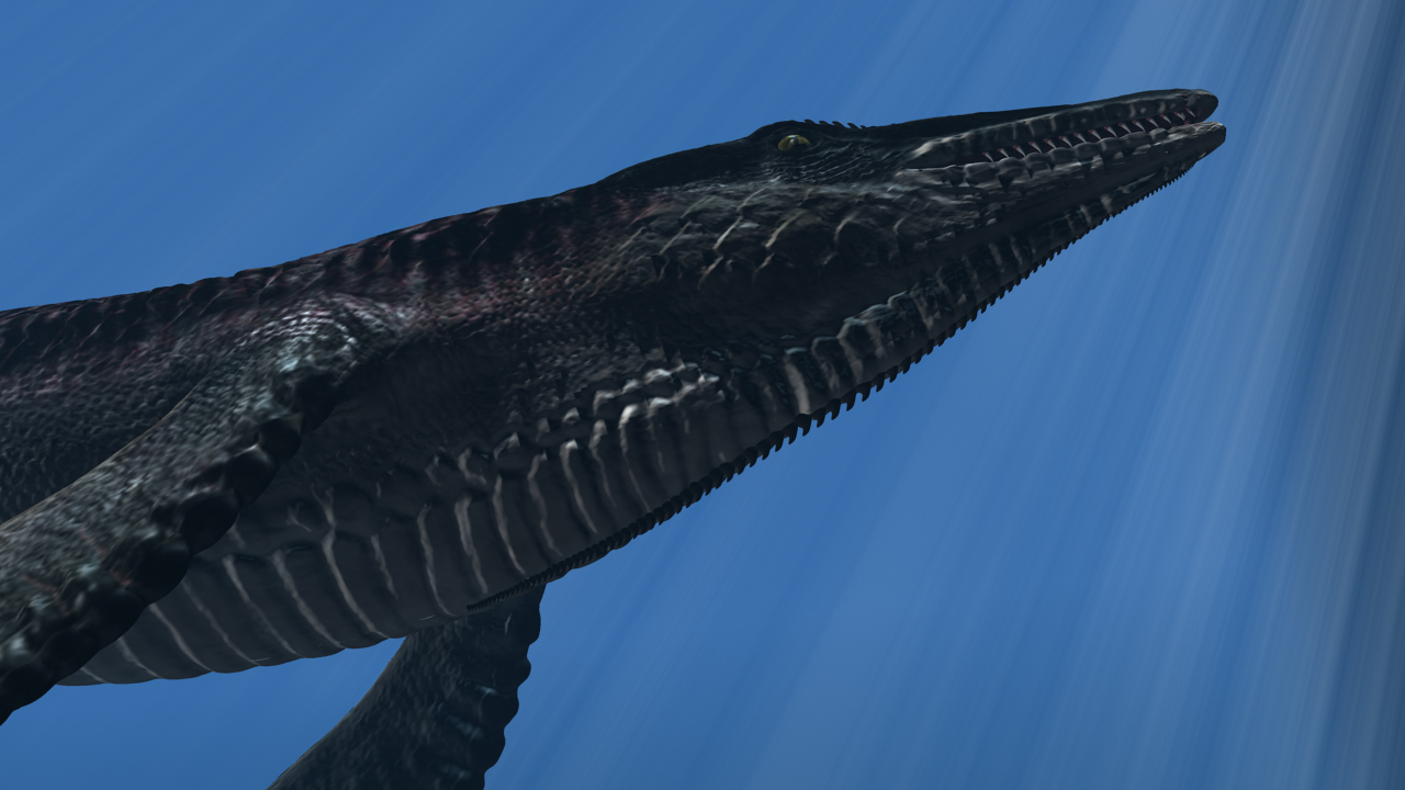 Katy J Negus. BA Hons. CG Arts & Animation: Tylosaurus Renders