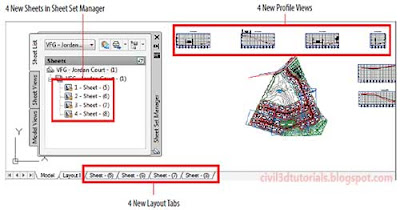 Creating Sheets - AutoCAD Civil 3D Tutorials