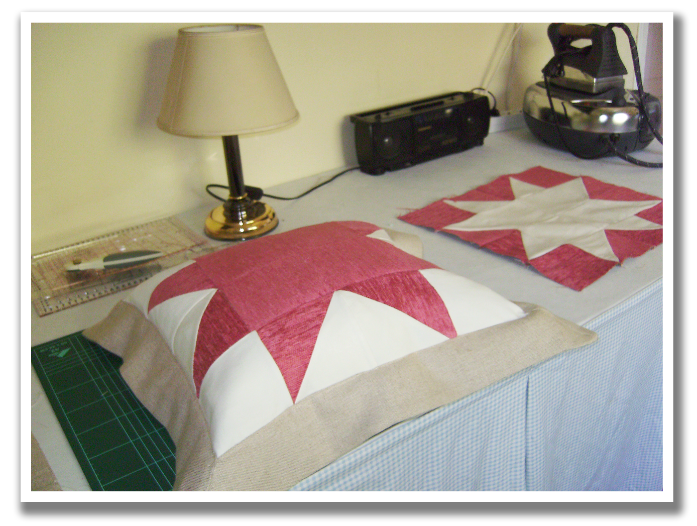 El Taller de Araceli: Cojines de Patchwork