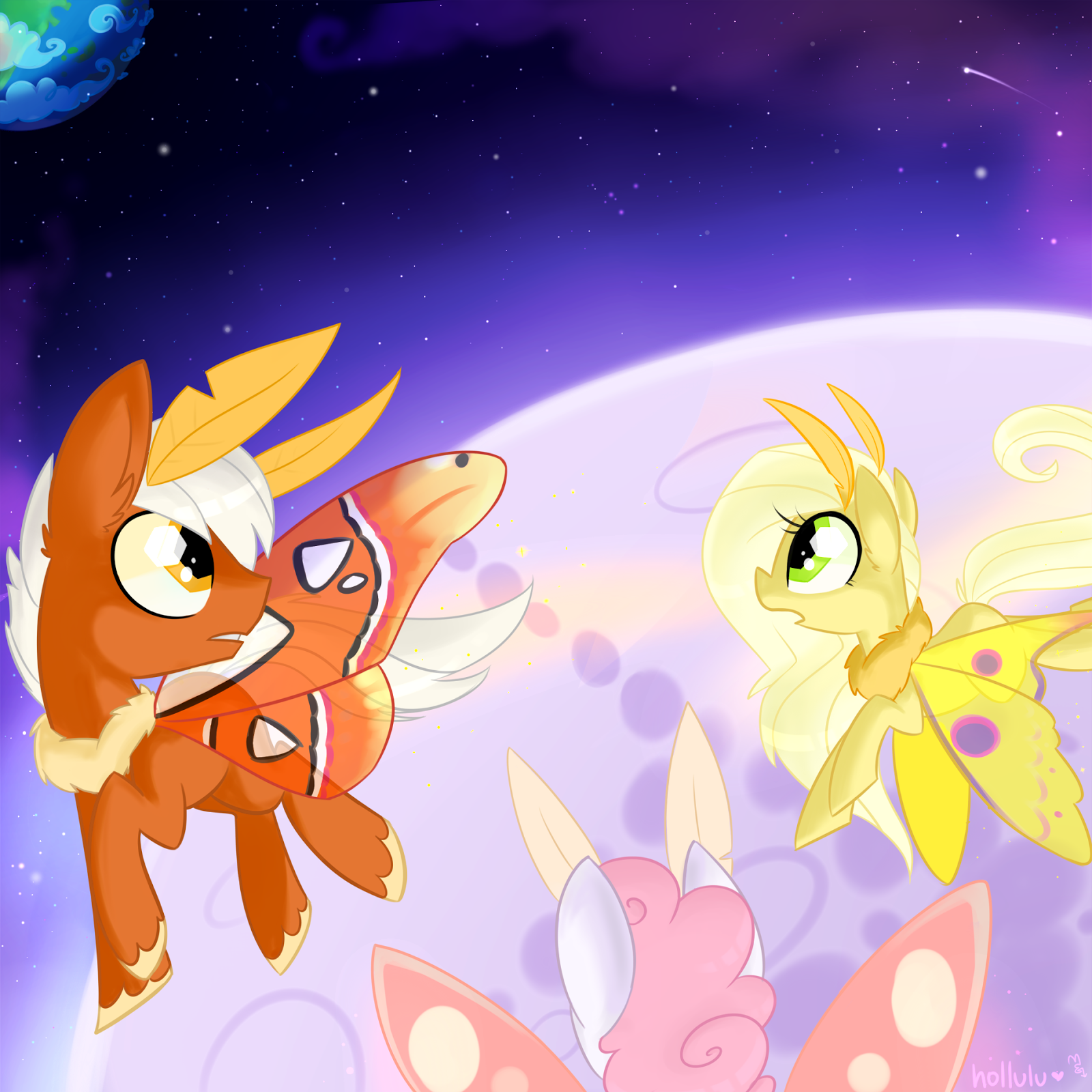 Equestria Daily - MLP Stuff!: Drawfriend Stuff - MOTH PONIES