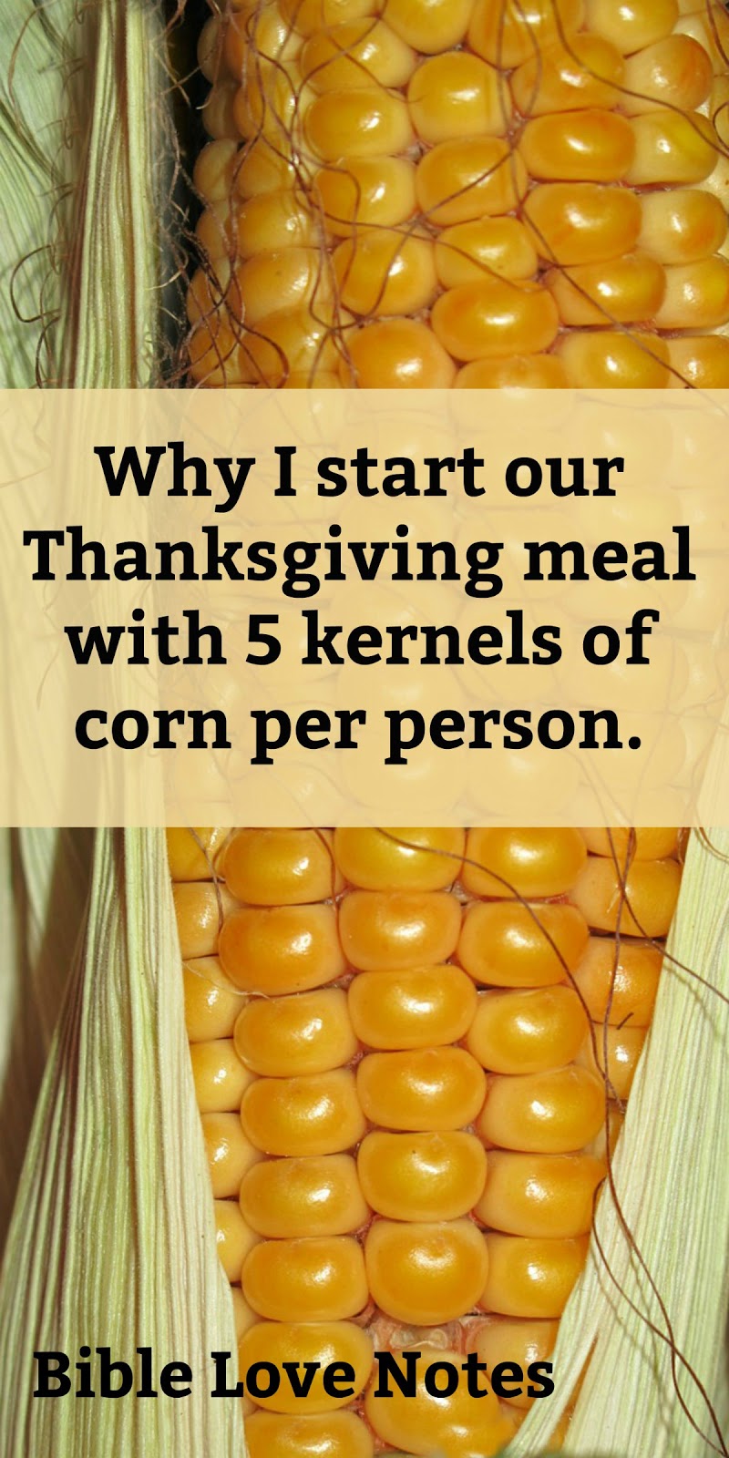 Bible Love Notes: 5 Kernels of Corn