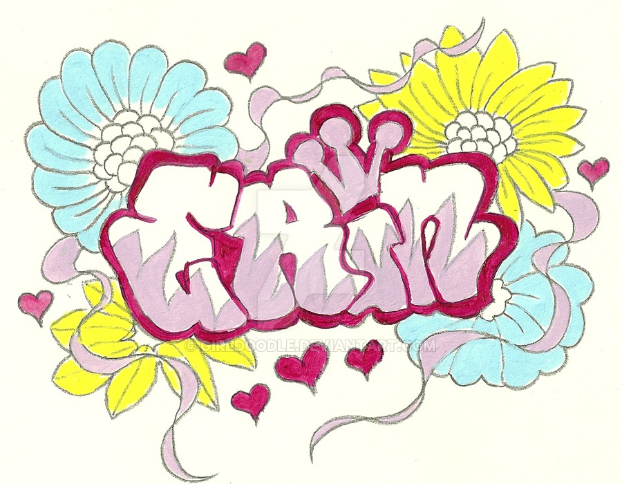 Fowler Arts: Portfolio Designs: Graffiti Names