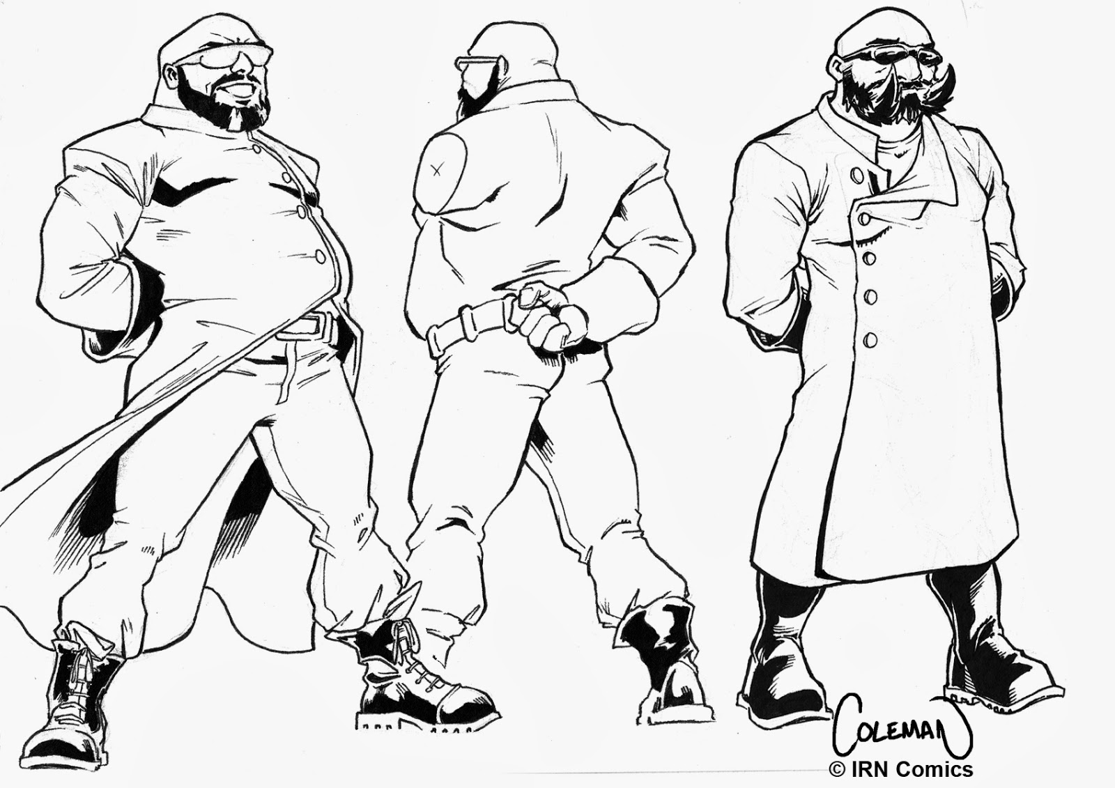 Swingin' The Lead: Web Comic Concept Art - First Character Design Revealed