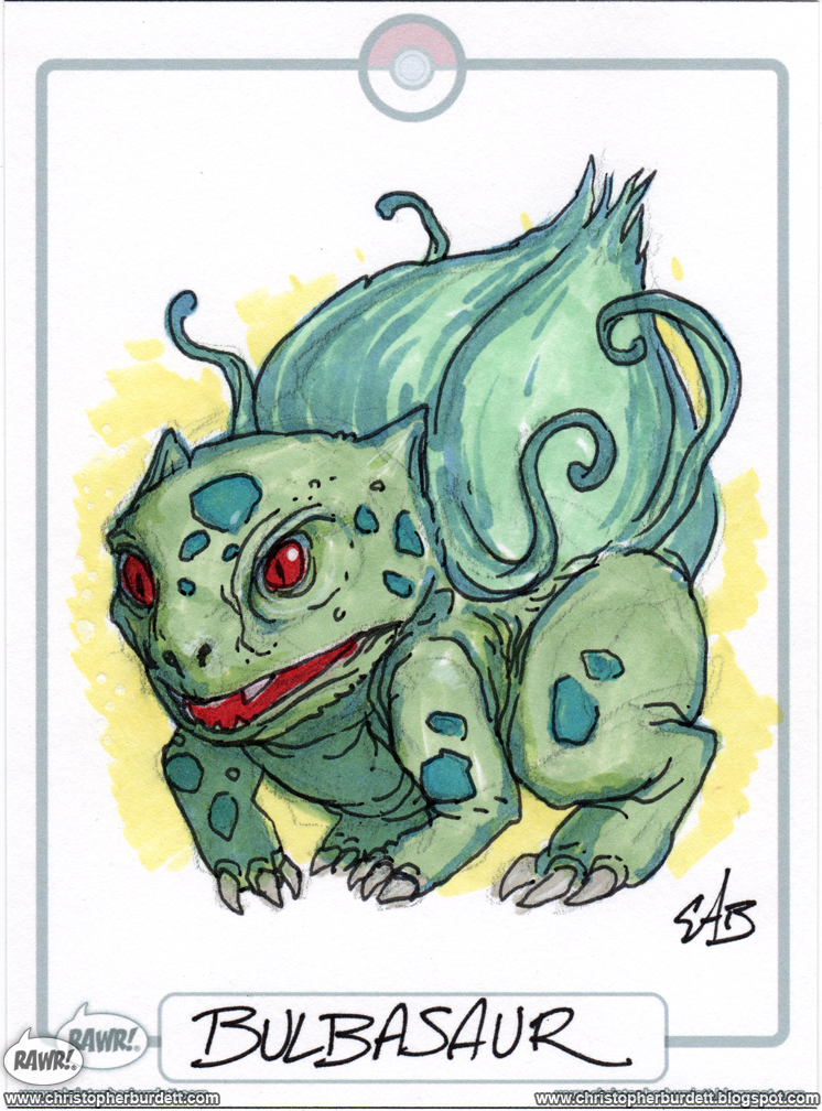 Realistic Bulbasaur Drawing