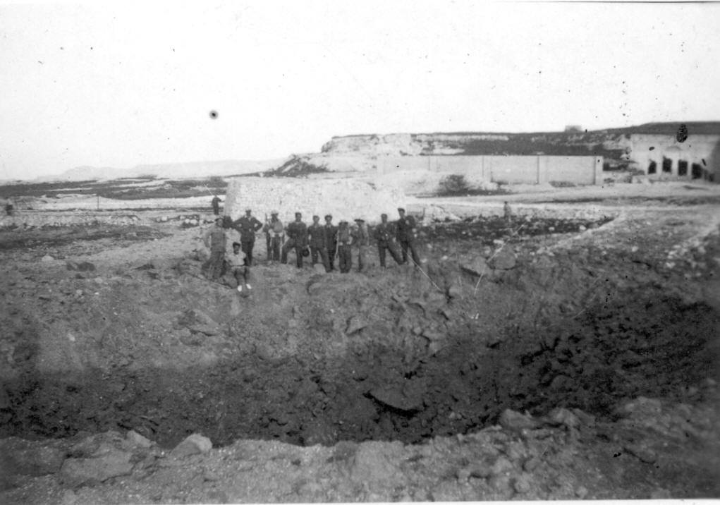 Just A Car Guy: WW2 airfield on Malta hit by parachute mines