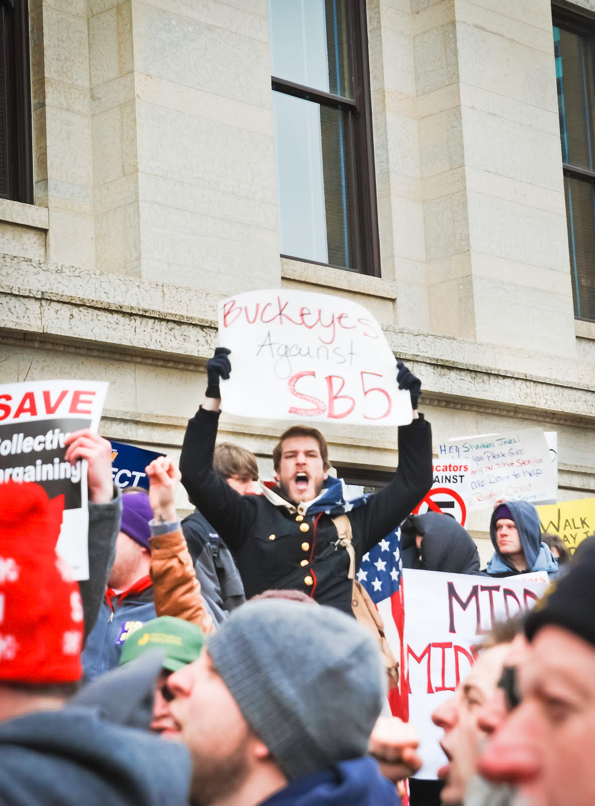 Fine-Art Photography: Protest Against SB 5 Rally Columbus, Ohio