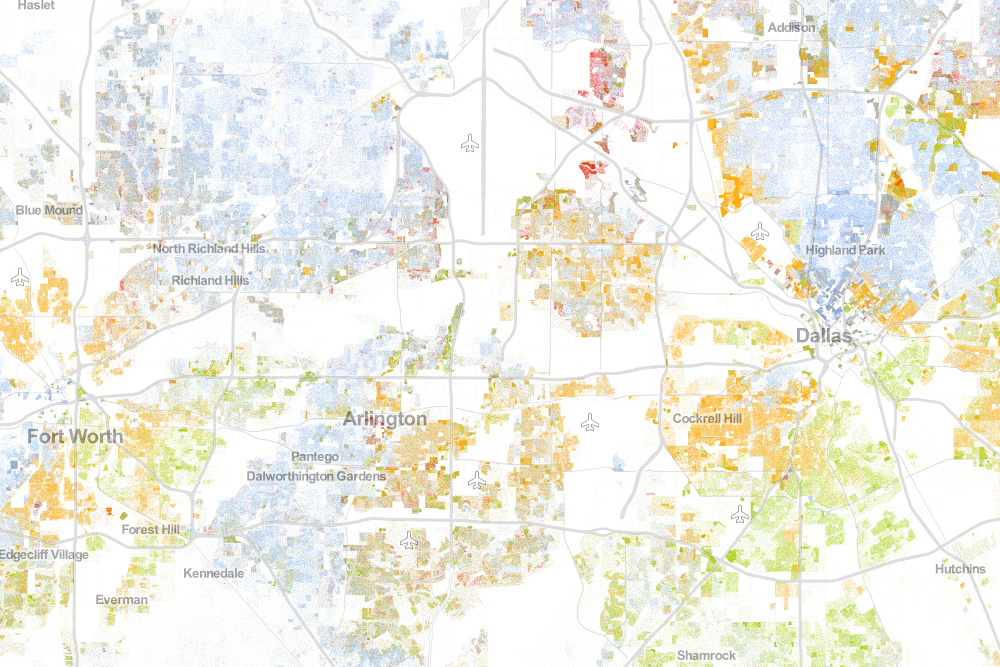 The Best Map Ever Made of America’s Racial Segregation