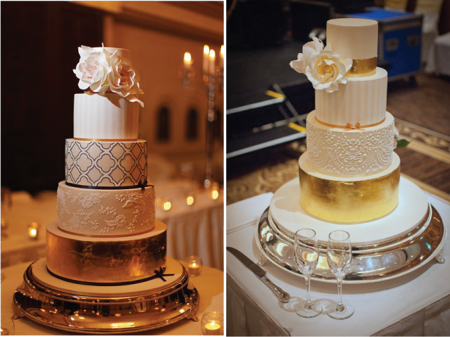 Metallic Wedding Cakes - Part 2 - Belle The Magazine